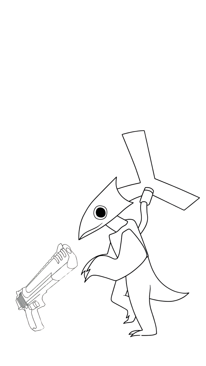 rainbow friends ausmalbilder yellow - AZkleur