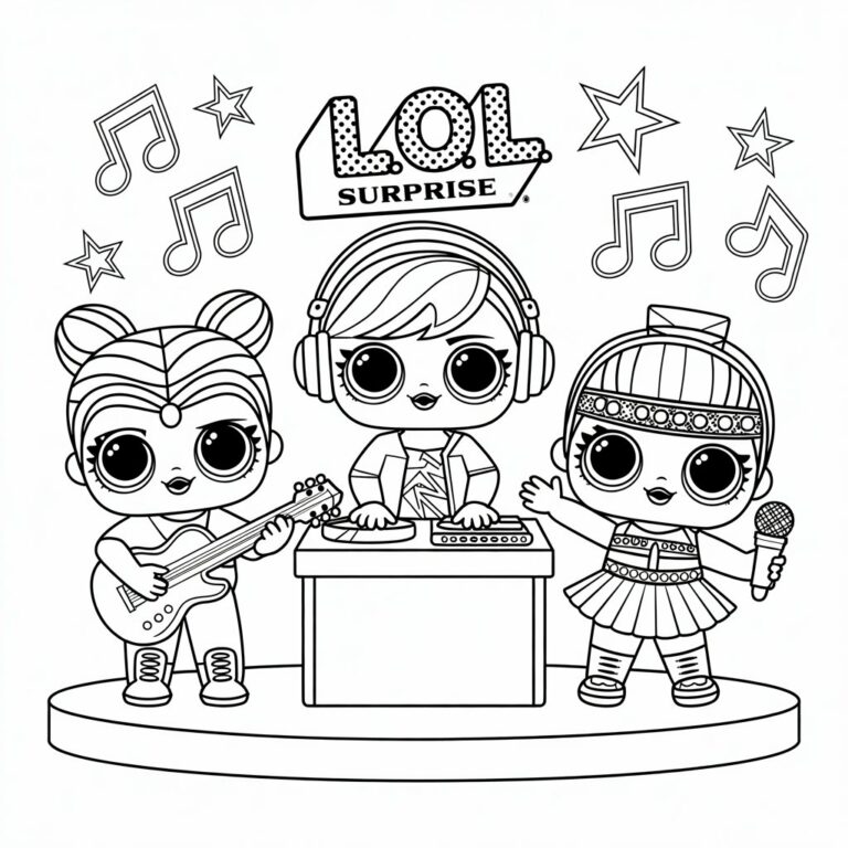Gratis Printable LOL kleurplaat - 20 pagina's om te downloaden als PDF