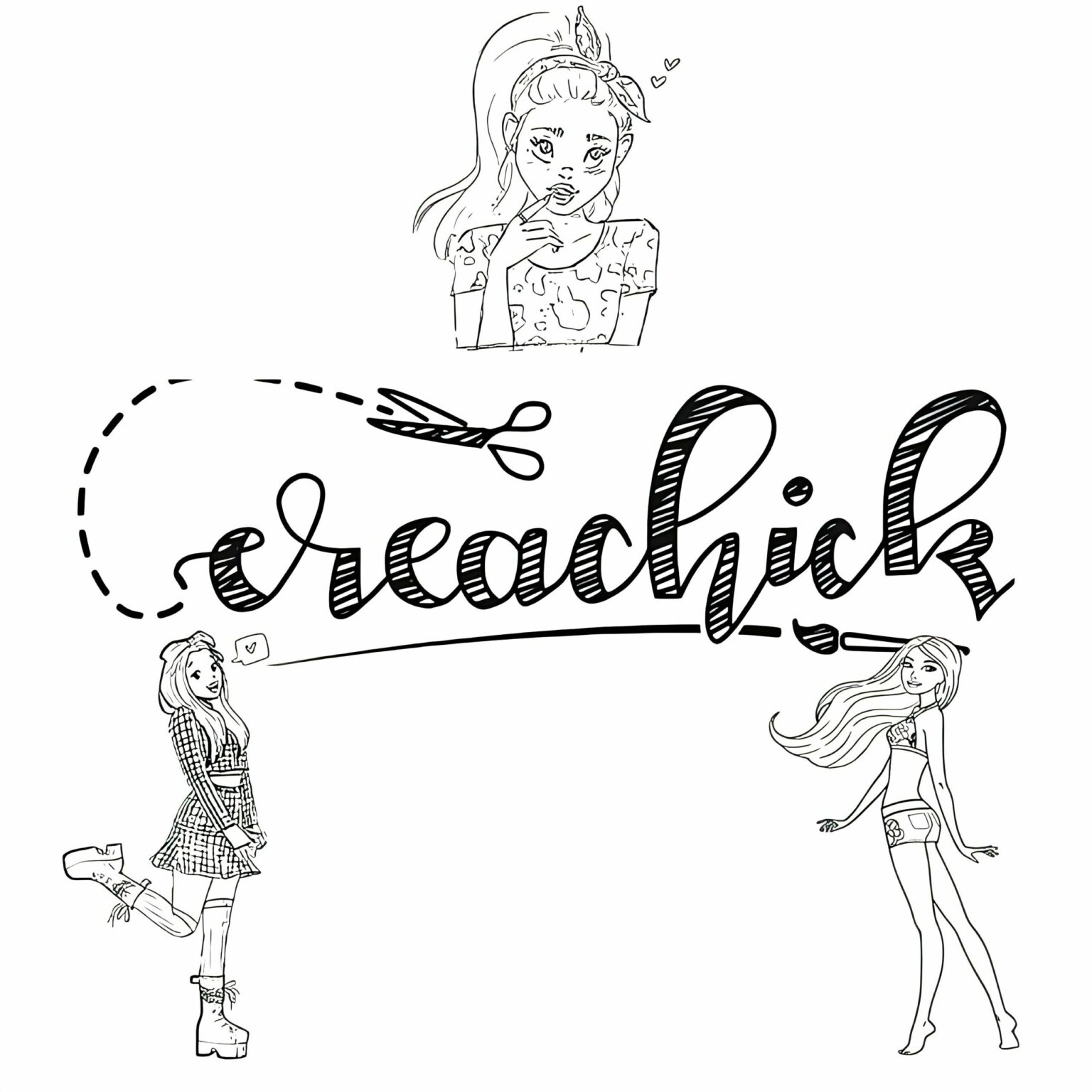 Creachick Kleurplaten – 14 Gratis Printbare Kleurplaten, Download PDF
