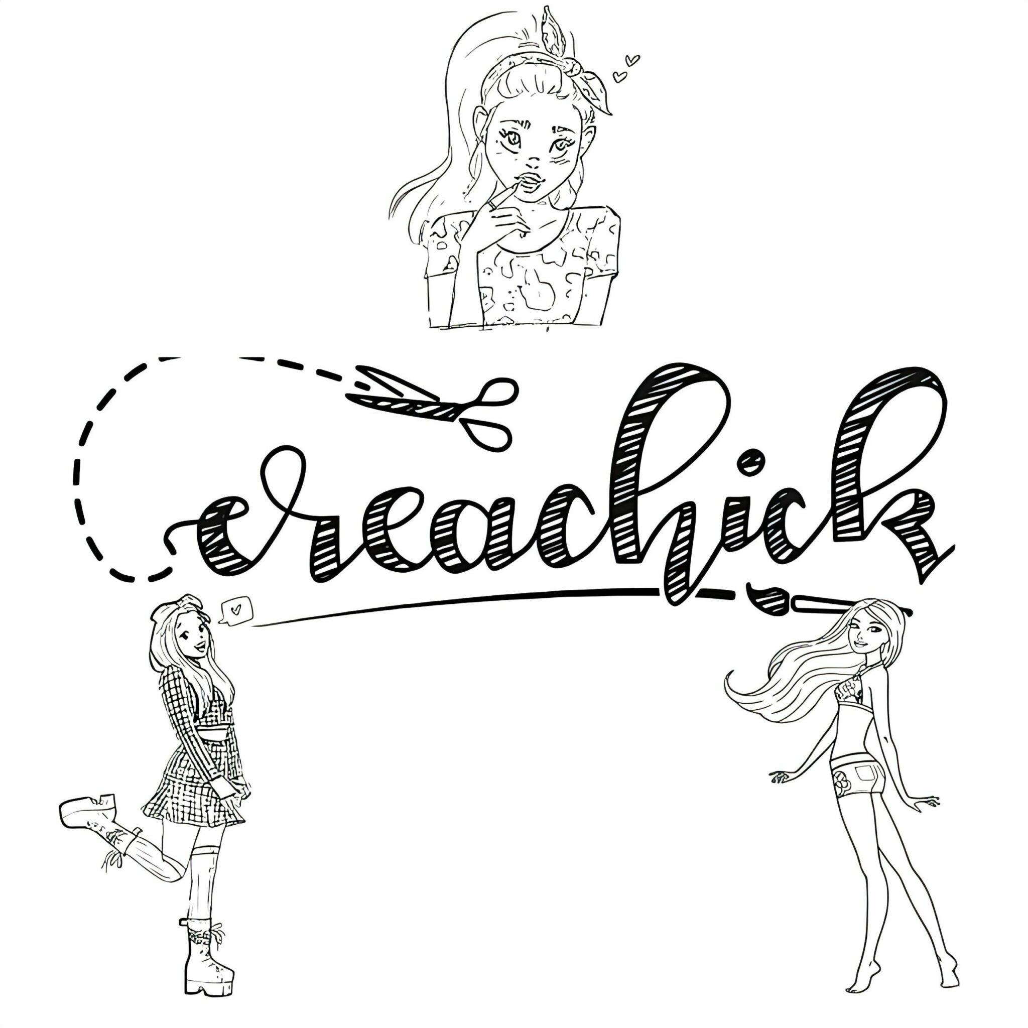 Creachick Kleurplaten – 14 Gratis Printbare Kleurplaten, Download PDF