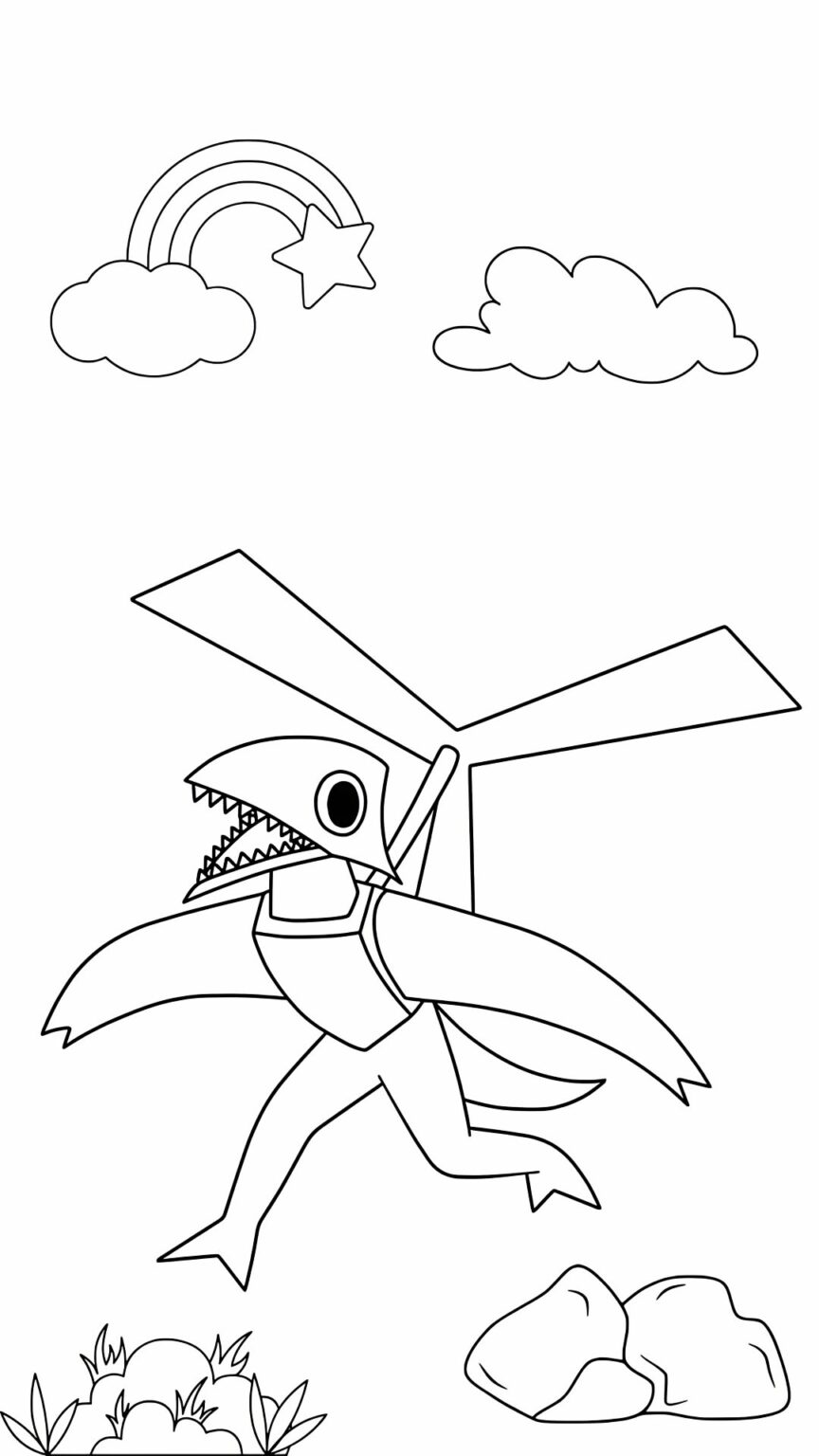 Free 21 Rainbow Friends Coloring Pages - Printable Sheets for Kids