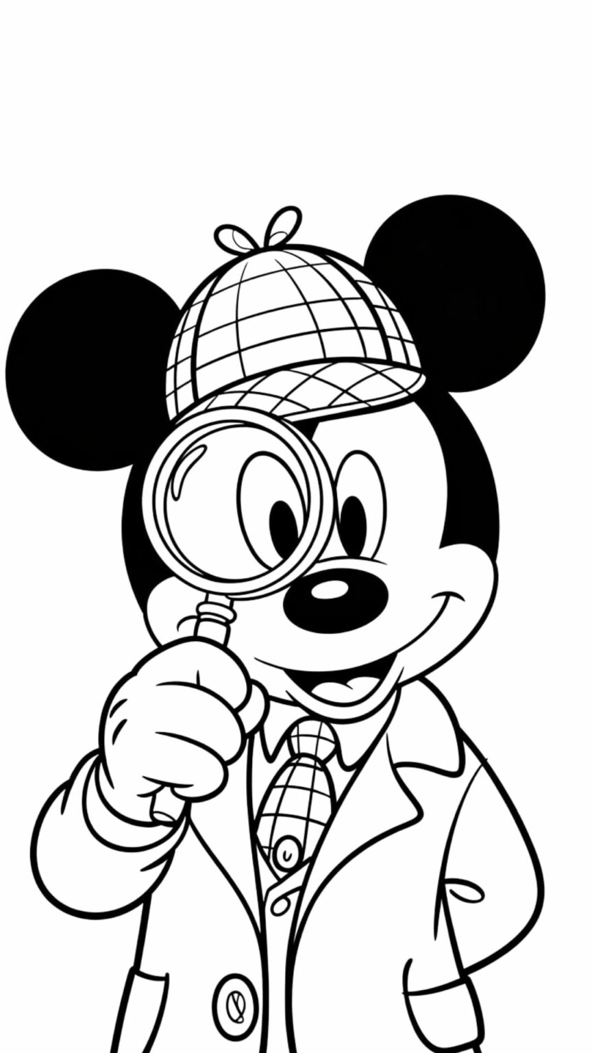 Mickey Mouse para colorear - 25 imprimibles PDF, gratis