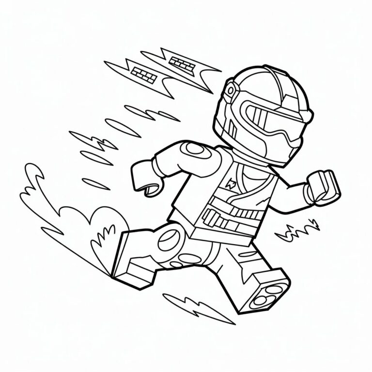 Free Lego Coloring Pages – 47 Printable PDF Pages for Kids