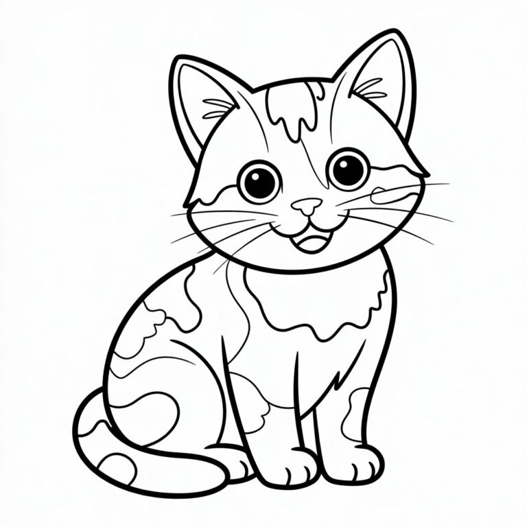 Top 40+ Cat Coloring Pages – Free to Print and Enjoy