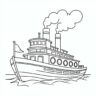 Kleurplaat Boot - 26 Pagina's - Gratis Download PDF