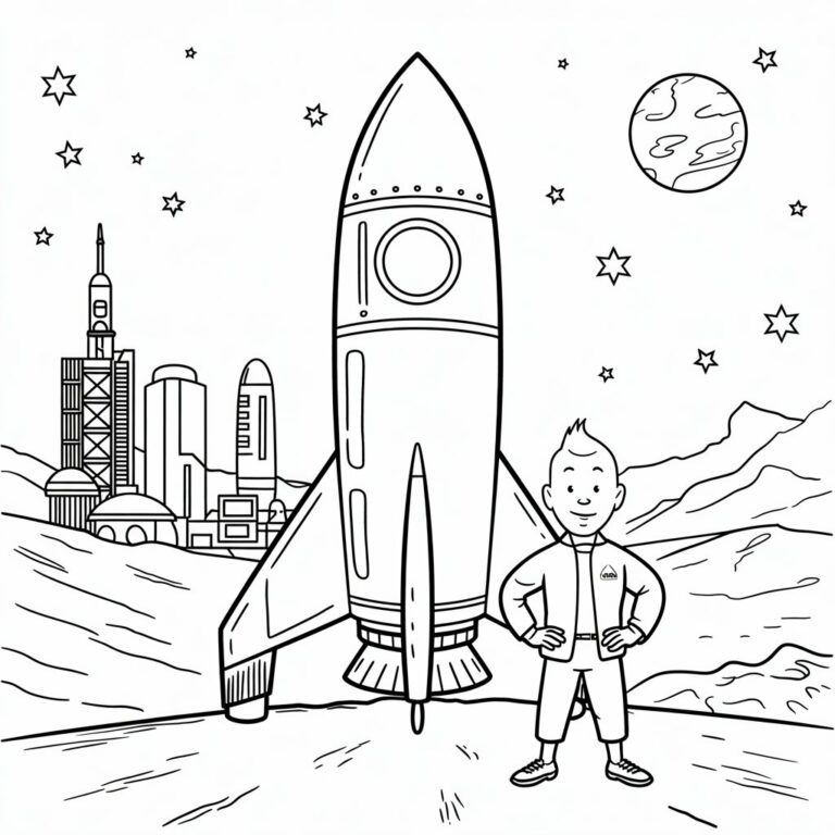 Free 27 Printable Rocket Coloring Pages - Download PDF Coloring Sheets ...