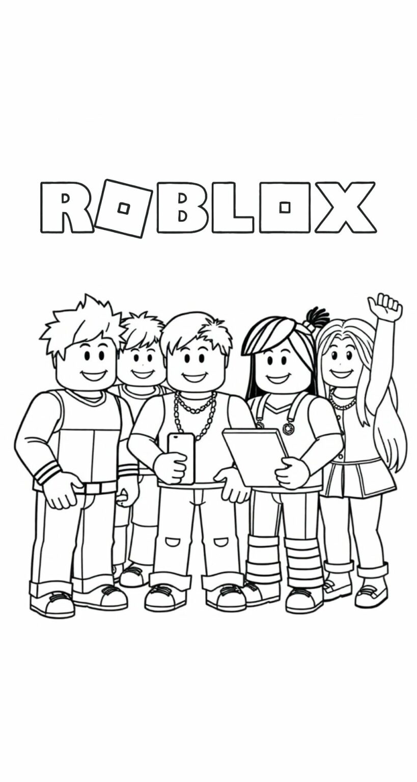 Coloriages Roblox : 23 pages à colorier gratuites et imprimables au ...