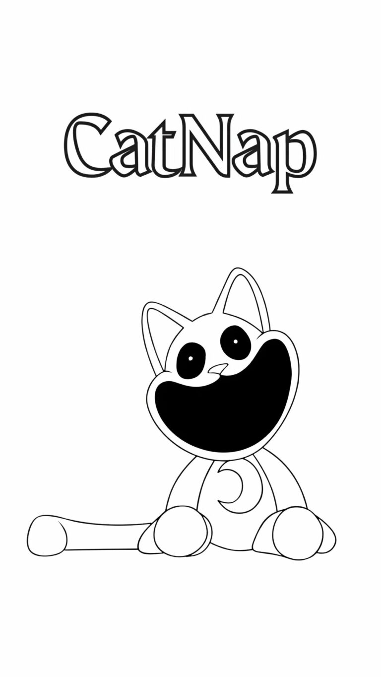 Free Catnap Coloring Pages: 14 Printable Sheets for Kids