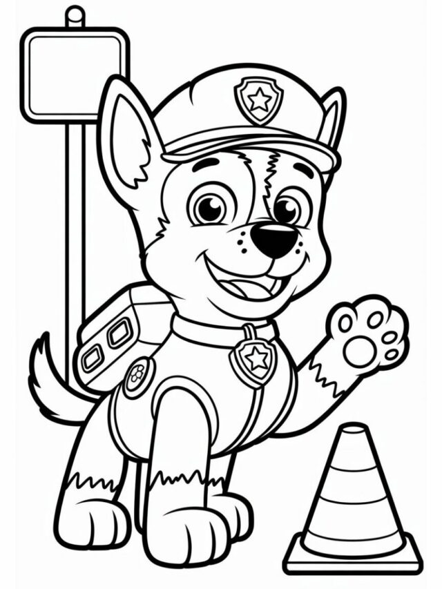 Free Printable Paw Patrol Coloring Pages - 50 Images