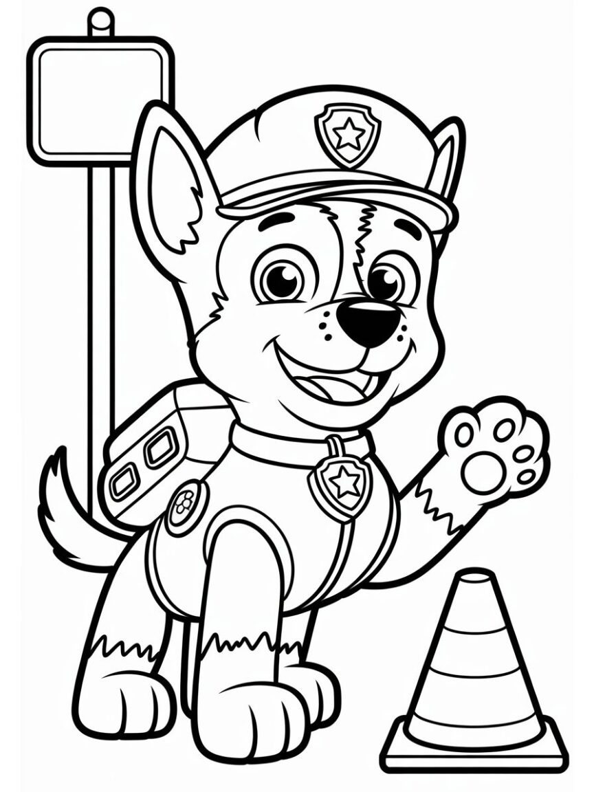 50+ Free Paw Patrol Coloring Pages to Print