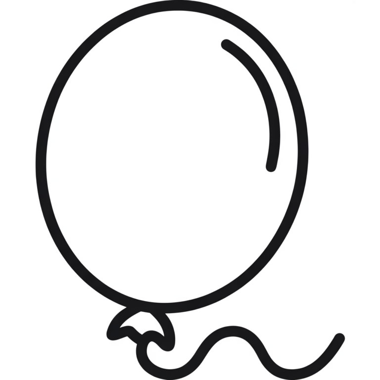 Coloriage Ballon – 25 pages gratuites à colorier, imprimables et PDF