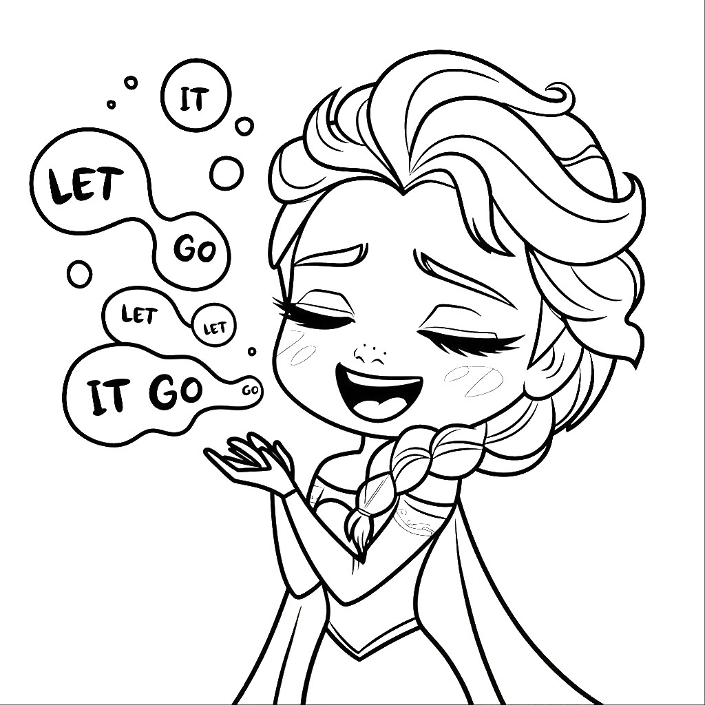 50+ Elsa Coloring Pages free download