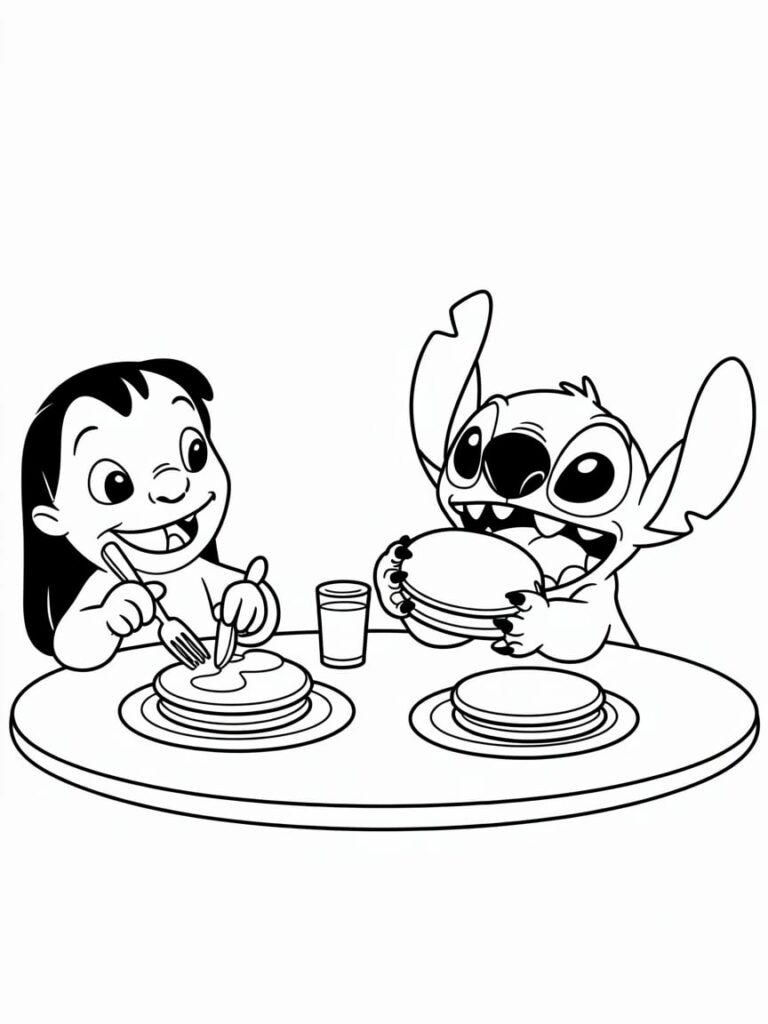 65 Free Stitch Coloring Pages - Printable PDF Download for Kids