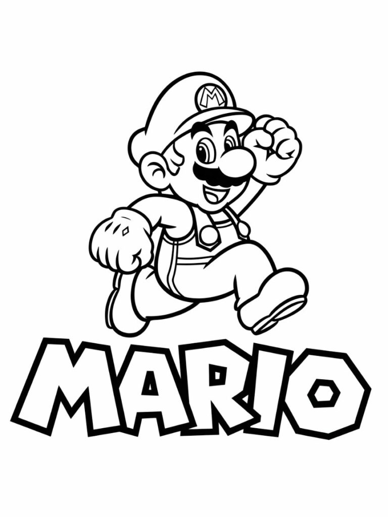 76 Mario Coloring Pages - Free Printable PDF Collection for Kids