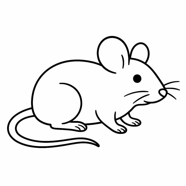 Ilmaisia 23 hiiren värityskuvia - ladattavaksi PDF-muodossa