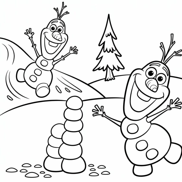 Olaf Ausmalbilder - 21 kostenlose Druckvorlagen zum Ausmalen, Download ...
