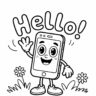 Kleurplaat Telefoon - 20 Gratis Printbare Kleurplaten voor Kinderen