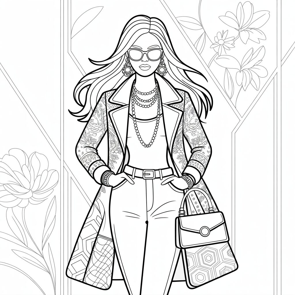 20+ Topmodel Kleurplaat - Download en print tekeningen