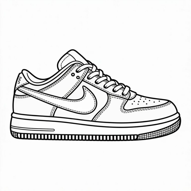 Kleurplaat Schoen: 15 Gratis Kleurplaten om te downloaden (PDF)