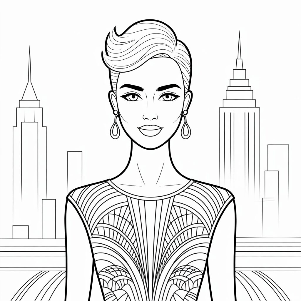 20+ Topmodel Kleurplaat - Download en print tekeningen