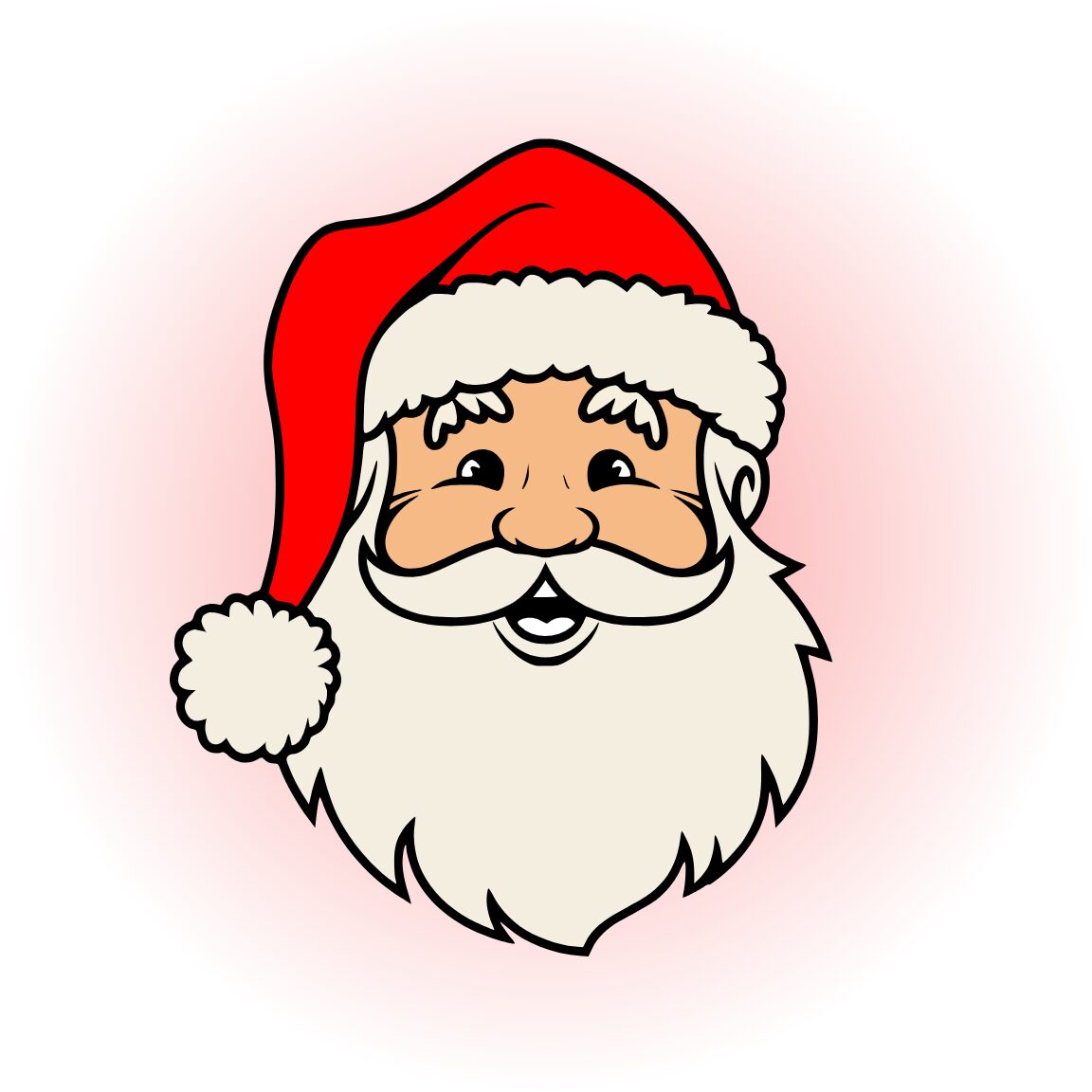 Kerstman Gezicht Kleuren