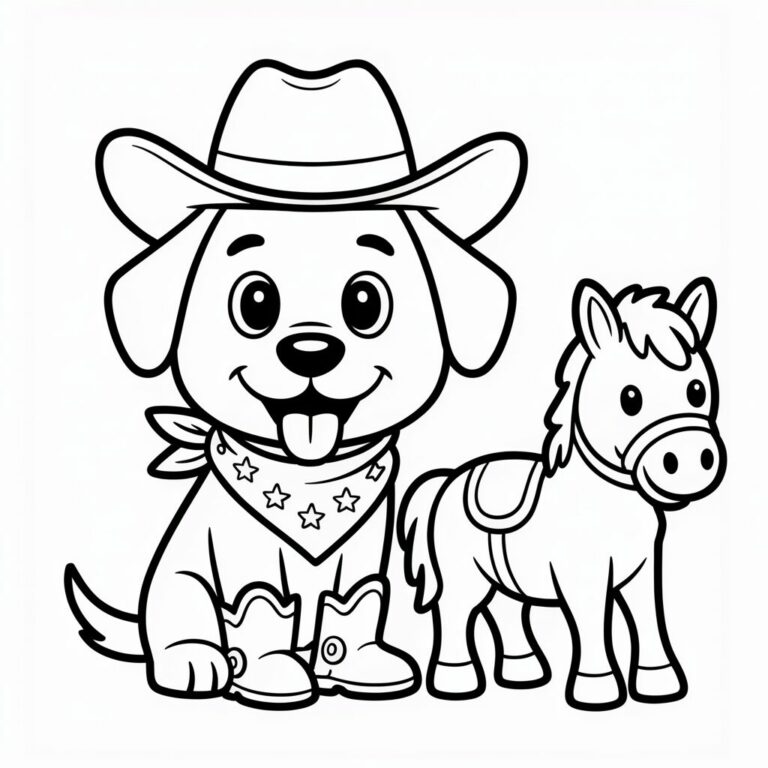 Free Dog Coloring Pages - 49 Printable PDF Collection for Kids