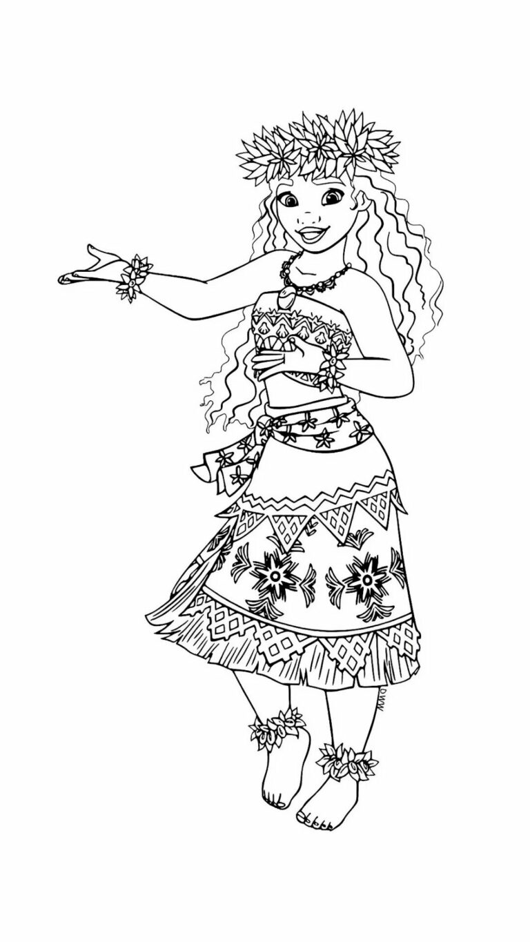 Free Moana 2 Coloring Pages - 14 Printable Coloring Sheets for Kids